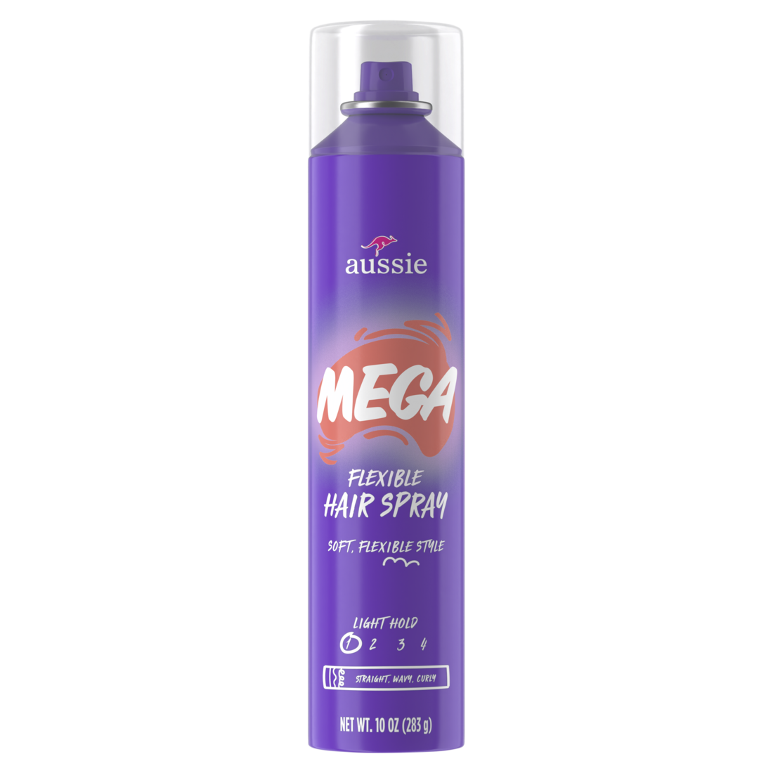 Aussie Mega Flexible Hair Spray for All Hair Types - 10oz/12pk