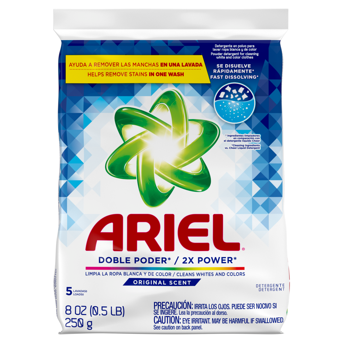 Ariel Original Detergent Powder USA 250g - 8oz/48pk