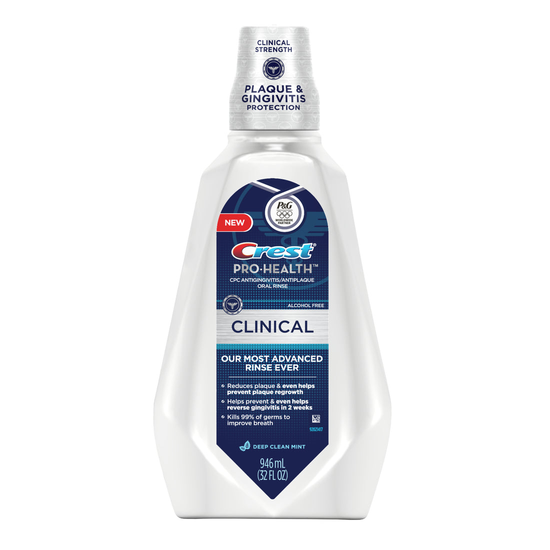 Crest Pro-Health Clinical Mouthwash Gingivitis Protection Deep Clean M