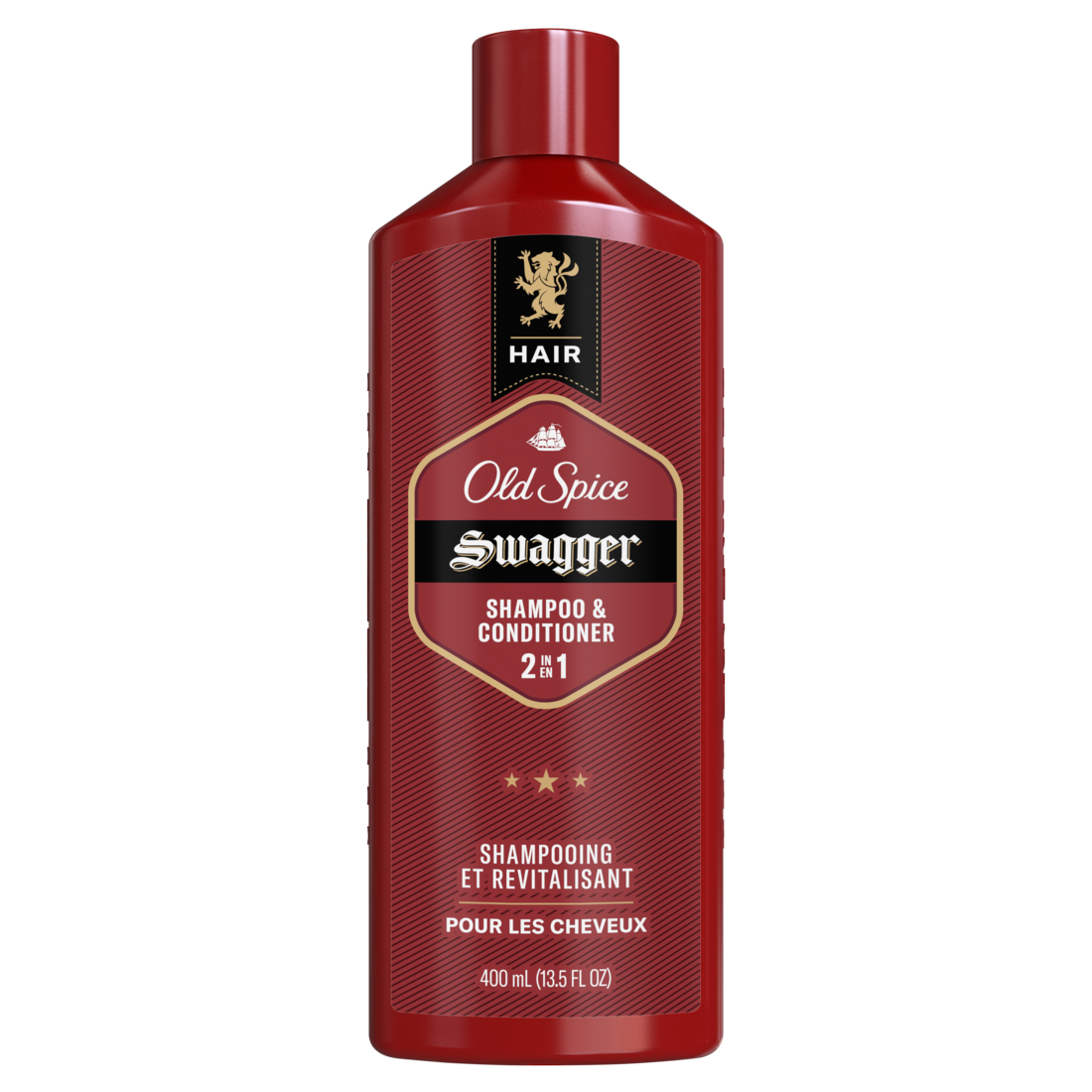 Old Spice Swagger 2in1 Shampoo and Conditioner for Men - 13.5oz/6pk