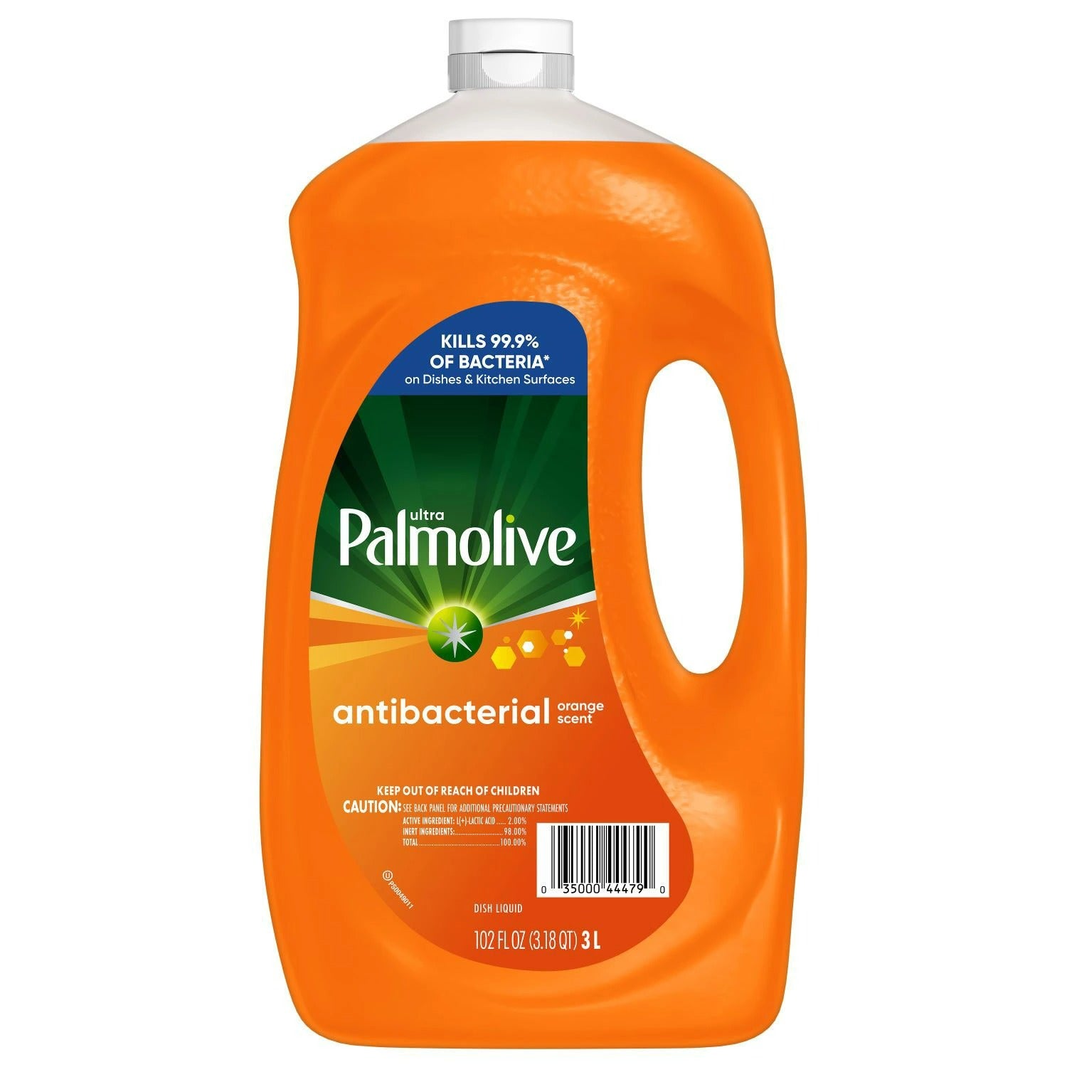 Palmolive Antibacterial Dishwashing Liquid Dish Soap Orange - 102oz/6p