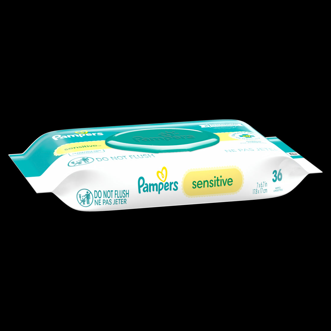 Pampers Sensitive Baby Wipes Clinically Proven Water Based Hypoallerge