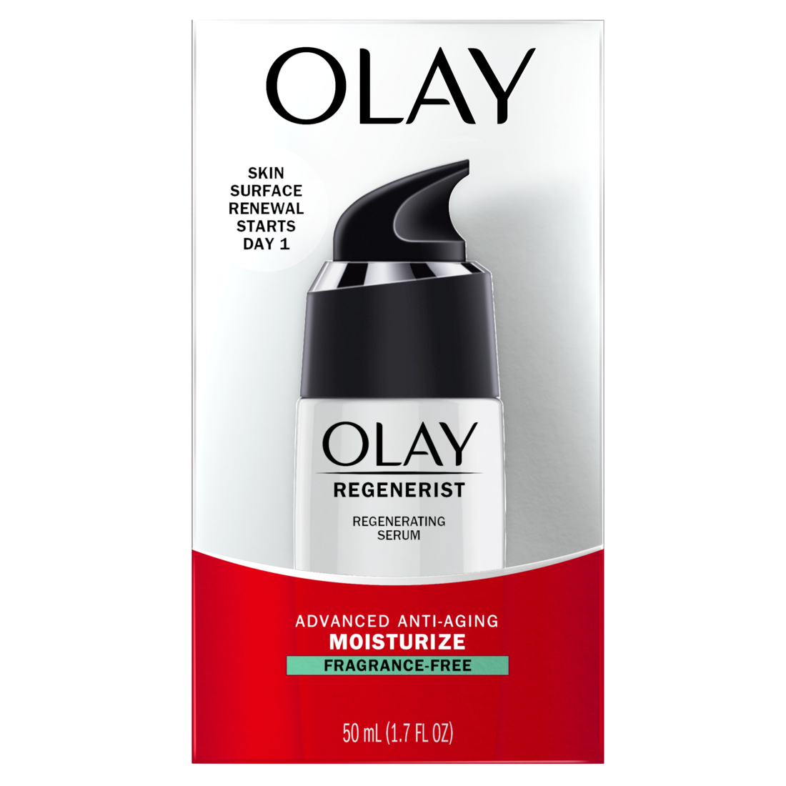 Olay Regenerist Regenerating Serum Fragrance-Free Light Gel Face Moist