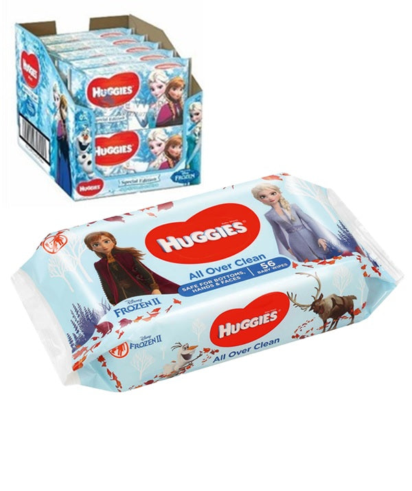 Huggies Wipes All Over Clean Disney Frozen 2 - 56ct/10pk