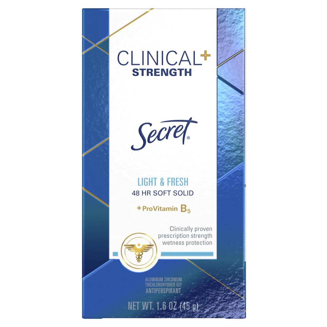 Secret Clinical Strength Soft Solid Antiperspirant and Deodorant Light