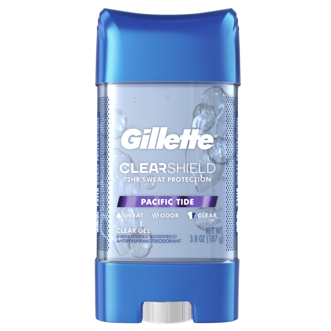 Gillette Antiperspirant and Deodorant for Men Clear Gel Pacific Tide T